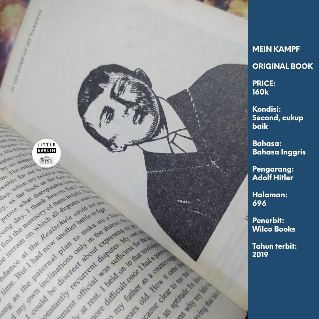 ORIGINAL Buku MEIN KAMLF Adolf Hitler English Preloved Paperback ...