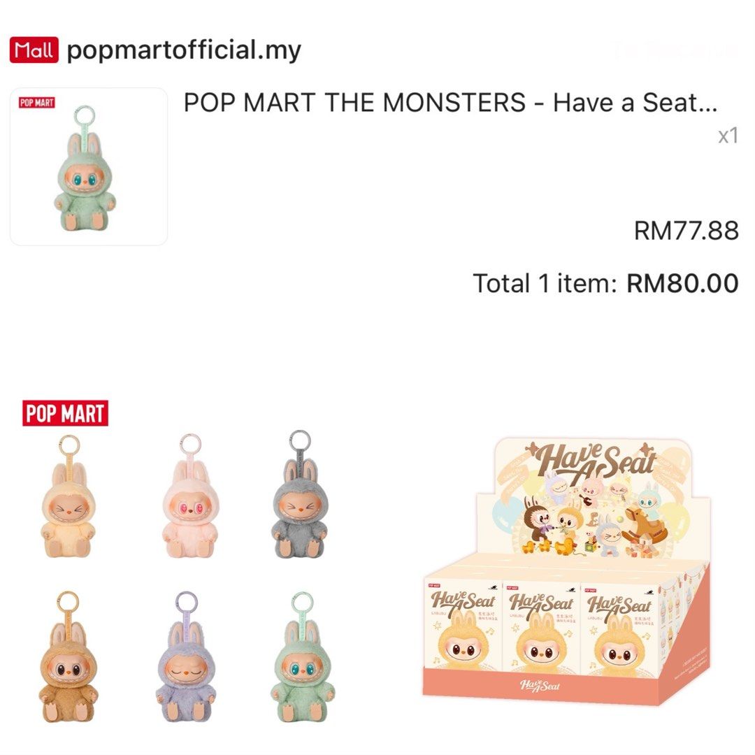 New Year Deal ! (Ready Stock) Original Pop Mart THE MONSTERS Labubu V2 ...