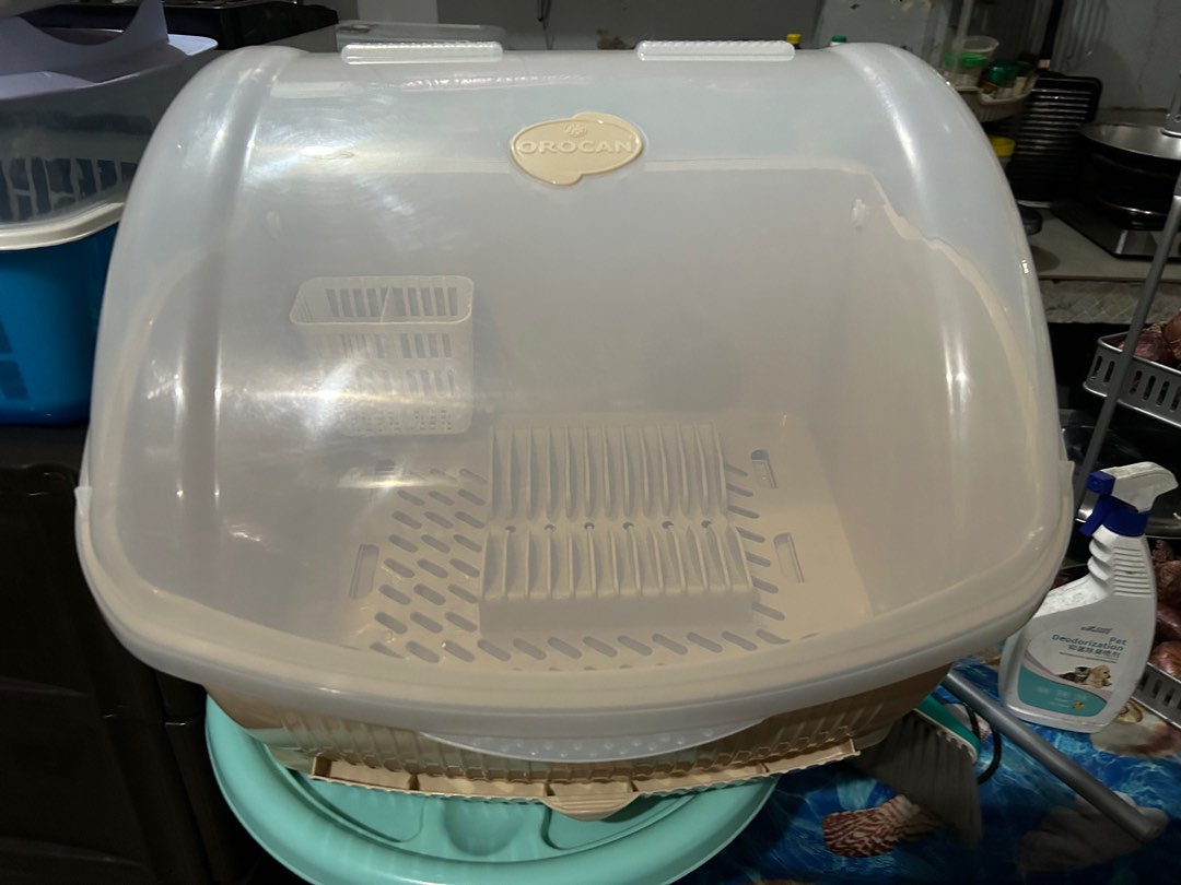 Orocan Dish Rack with Cover, Furniture & Home Living, Kitchenware ...