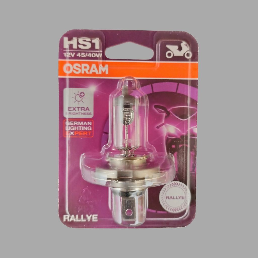 Osram HS1 12V 45/40W RALLYE (Extra Brightness) Halogen Bulb 3200K ...