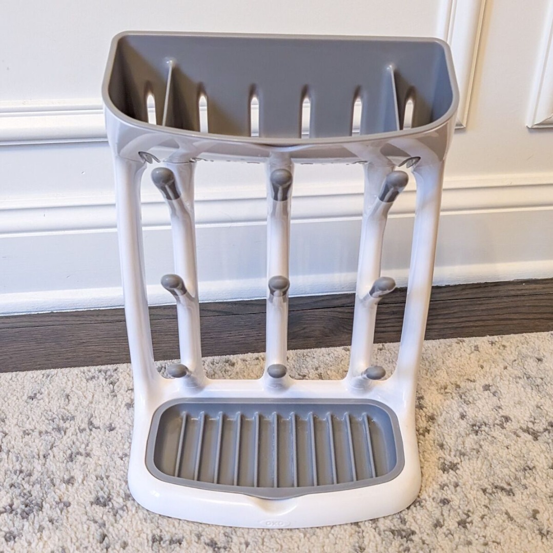 Oxo Tot Space Saving Drying Rack - Grey, Babies & Kids, Baby Nursery ...
