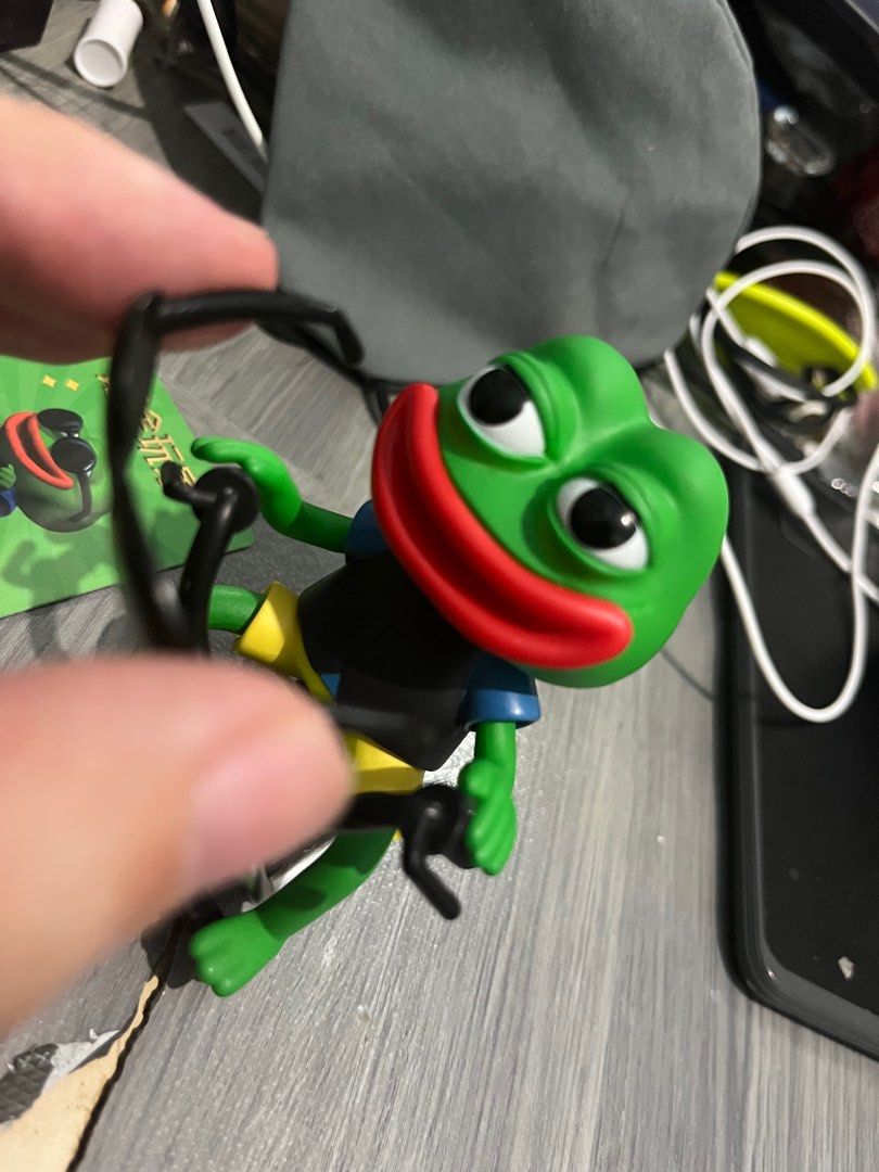 Pepe the sad frog Blind Box Figurine Figure Motorcycle Biker, Hobbies ...