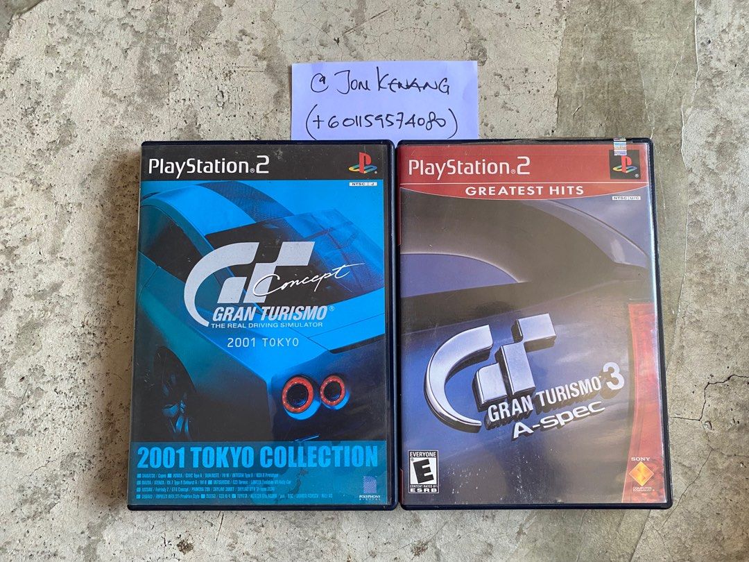 Playstation 2 PS2 Gran Turismo GT Concept / Gran Turismo 3, Video ...