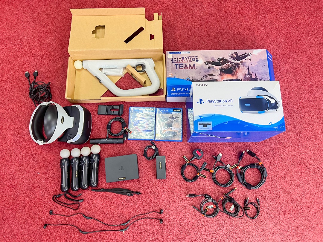 PSVR V2 Full Set + VR Aim Gun, Video Gaming, Gaming Accessories ...