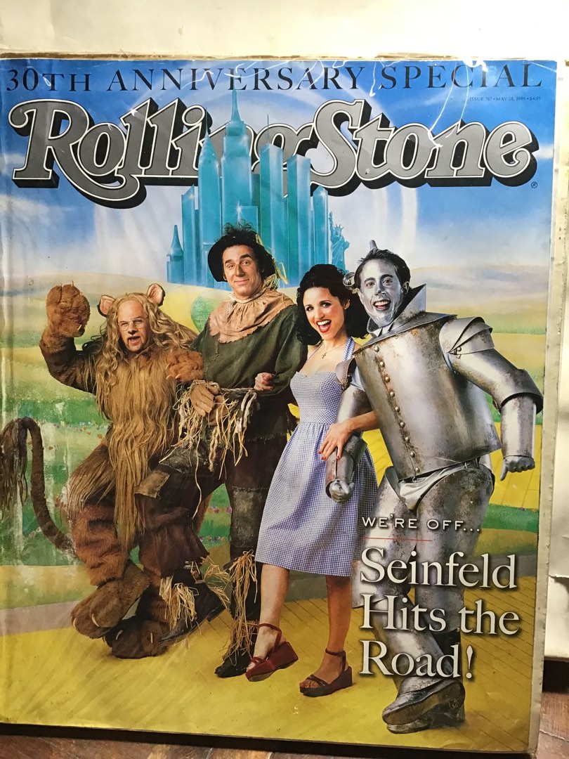 RARE Seinfled Wizard of Oz ROLLING STONE MAGAZINE 30th Anniversary ...