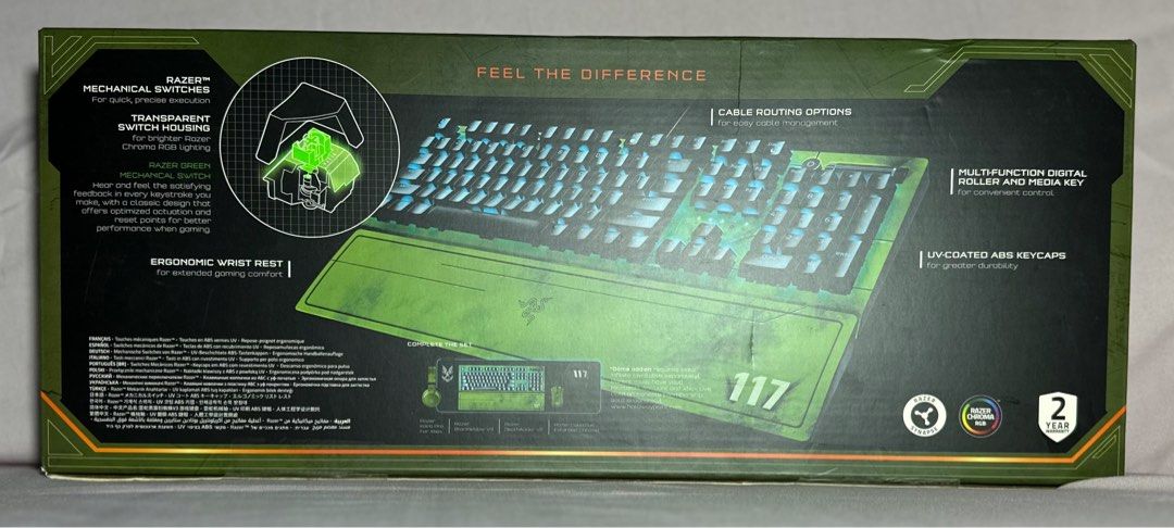 Razer Halo Black Widow V3 Mechanical Gaming Keyboard, Computers & Tech ...