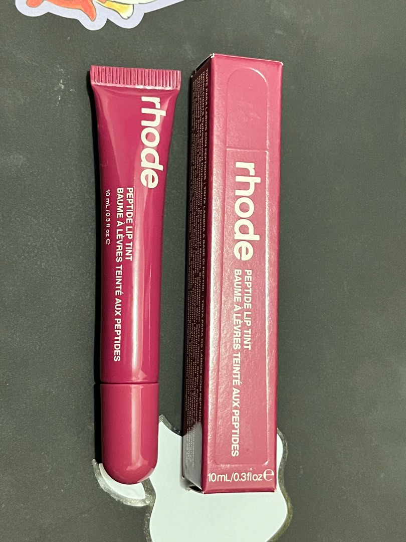 Rhode Peptide Lip tint in raspberry jelly, Beauty & Personal Care, Face ...