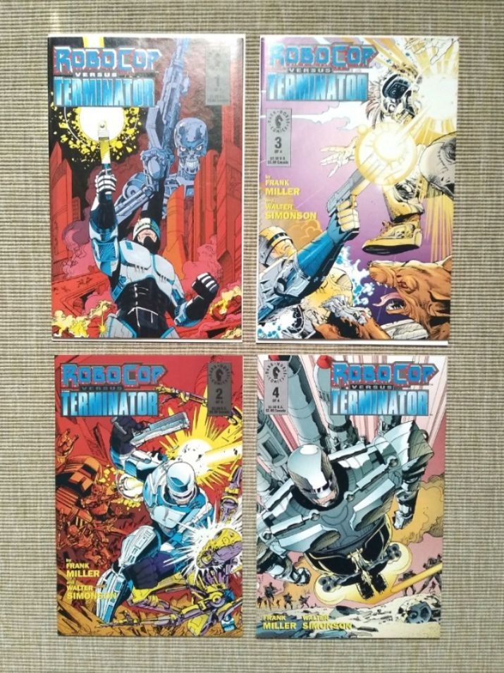 Robocop VS Terminator Comics , Issue 1 to 4 , Frank Miller and Walter ...