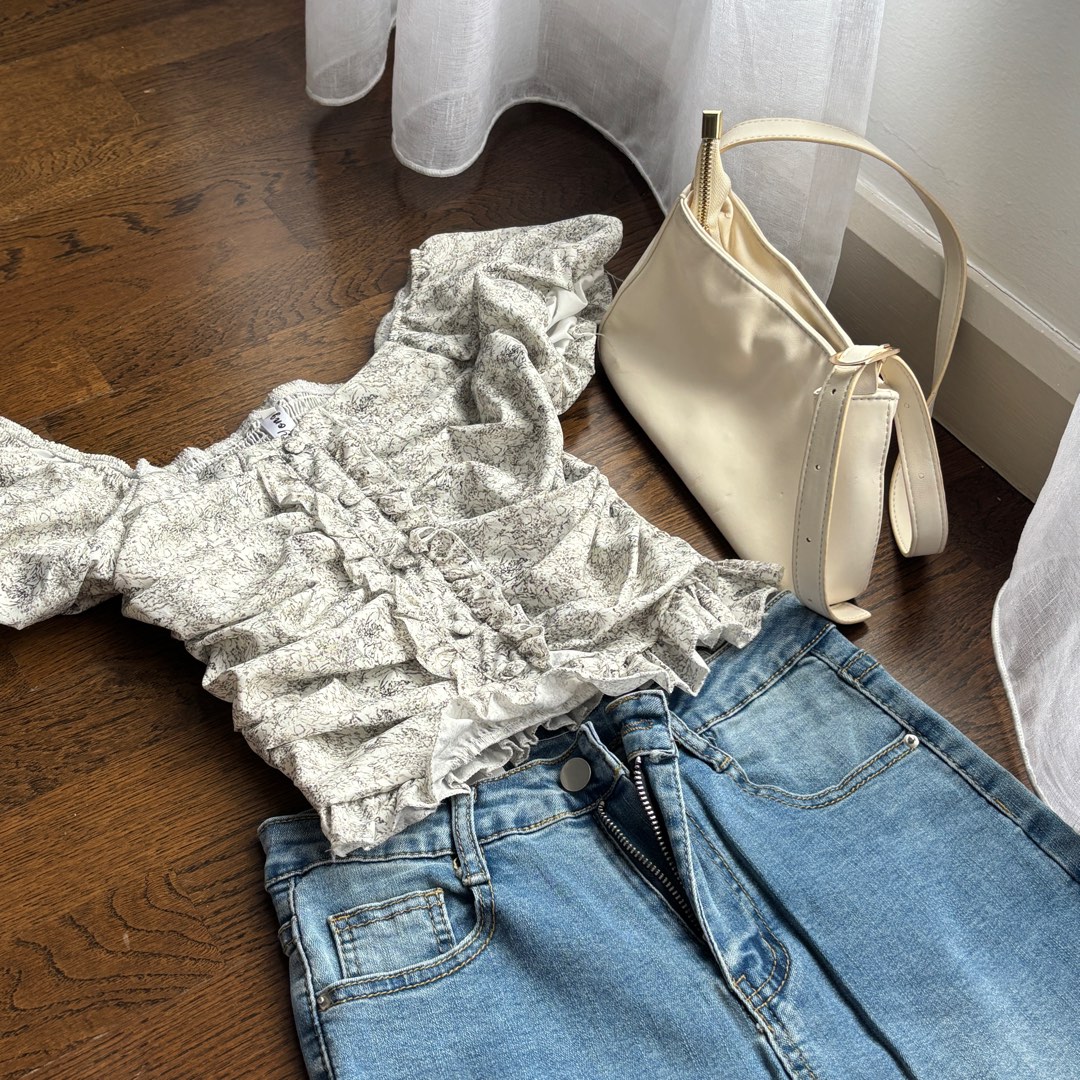 Steal my wardrobe under RM10 🪩🧸👖 balloon sleeve blouse / jeans / beg ...