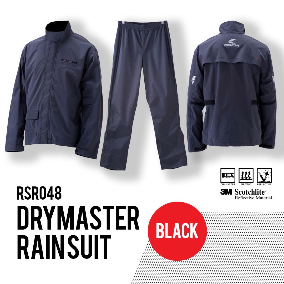 RS-Taichi RSR048 Drymaster Rain Suit, Motorcycles, Motorcycle Apparel ...