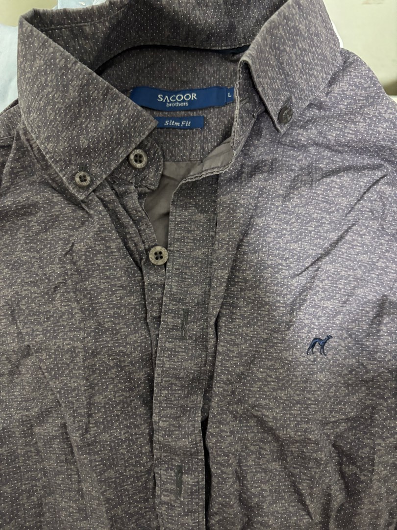 Sacoor, Men's Fashion, Tops & Sets, Formal Shirts on Carousell