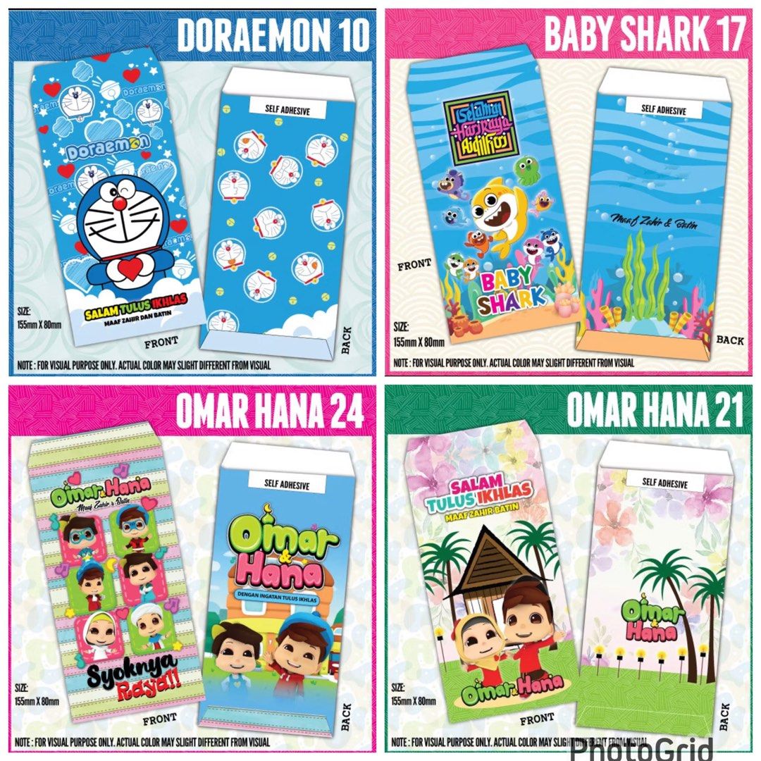 SAMPUL DUIT RAYA KARTUN, Everything Else, Others on Carousell