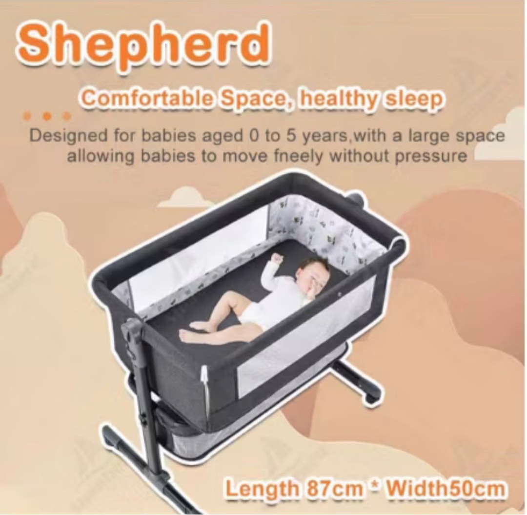 Shepherd Baby Crib Shaking Bed with Mosquito Netsand Storage, Babies ...