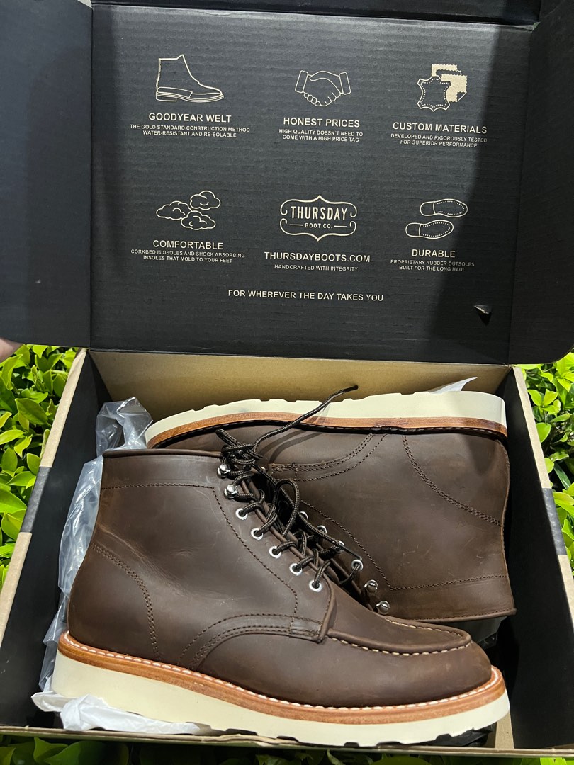 Thursday Boots "Diplomat Moc-Toe, Men's Fashion, Footwear, Boots on ...