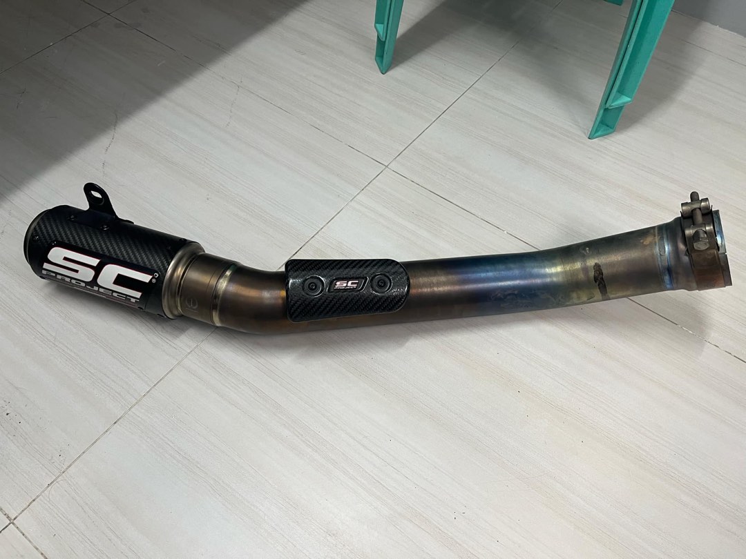 Titanium SC Project Pipe for Kawasaki ZX10R with servo eliminator ...