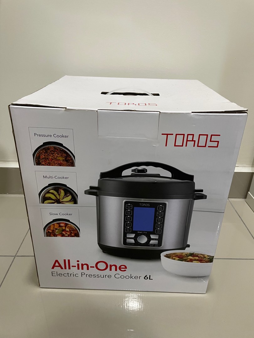 Toros All in One Electric Pressure Cooker 6L, TV & Home Appliances ...