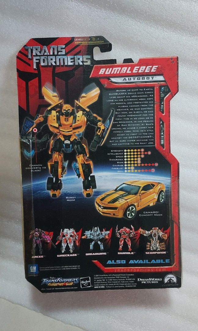 Transformers Bumblebee Automorph Technology deluxe class, Hobbies ...
