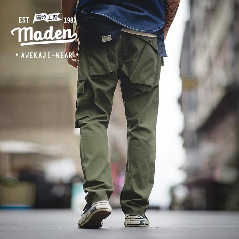 Uncle Fu Maden 2023 Autumn Cargo Pants, Men's Fashion, Bottoms, Jeans on Carousell