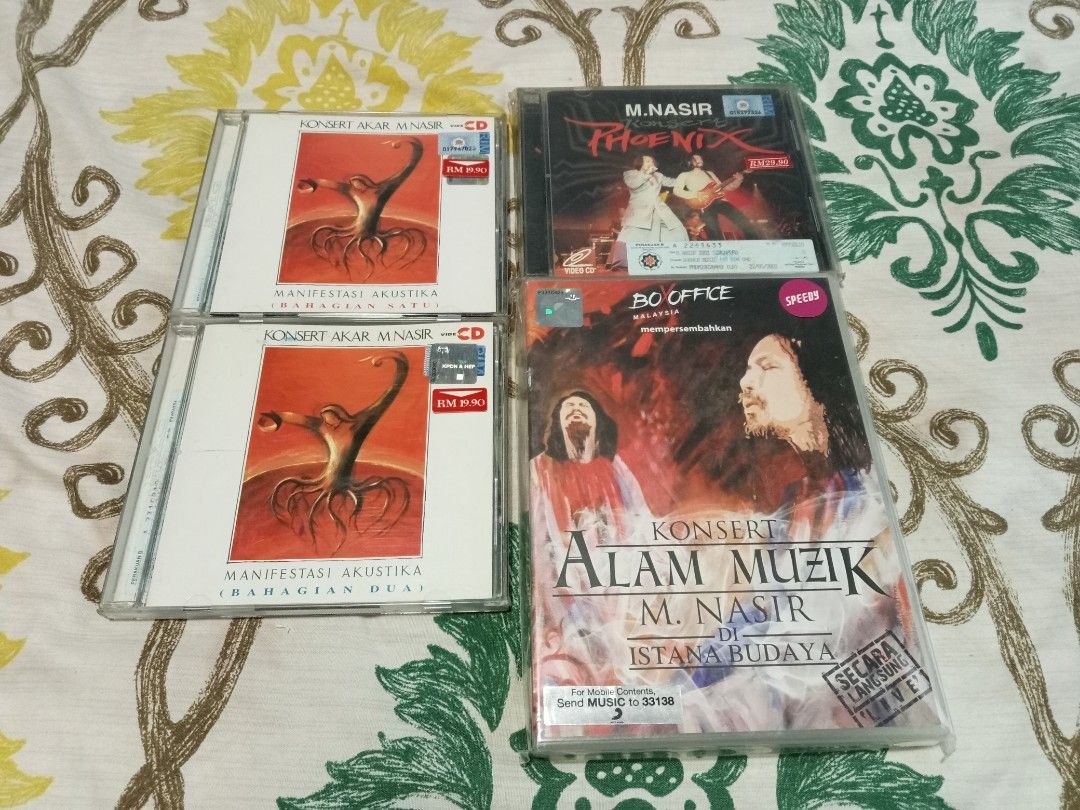 vcd & dvd konsert m nasir, Hobbies & Toys, Music & Media, CDs & DVDs on Carousell