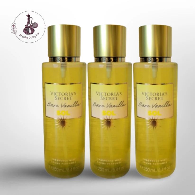 Victoria's Secret BARE VANILLA SOL Fragrance Mist, Beauty & Personal ...