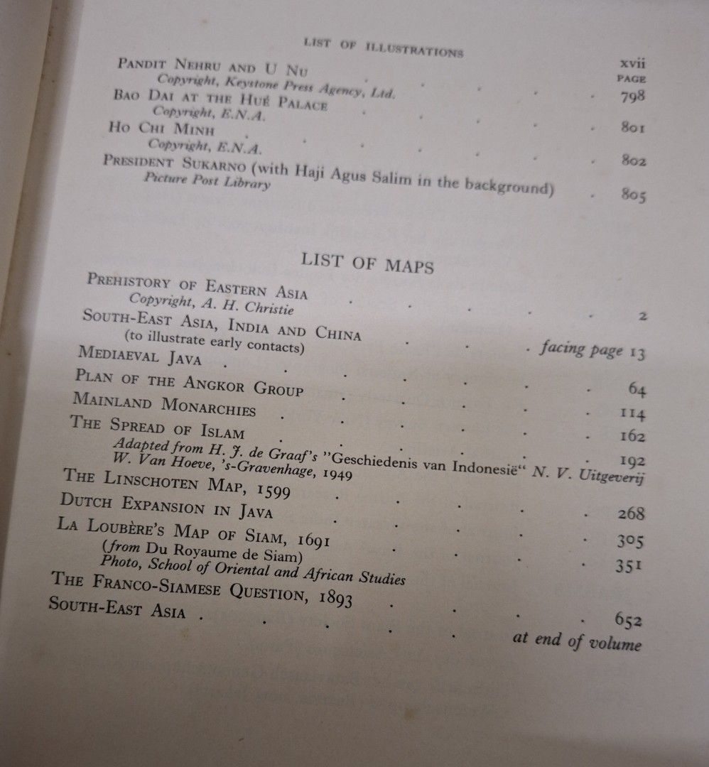 Vintage 1965 History of South East Asia by D G E HALL - 2nd Edition ...