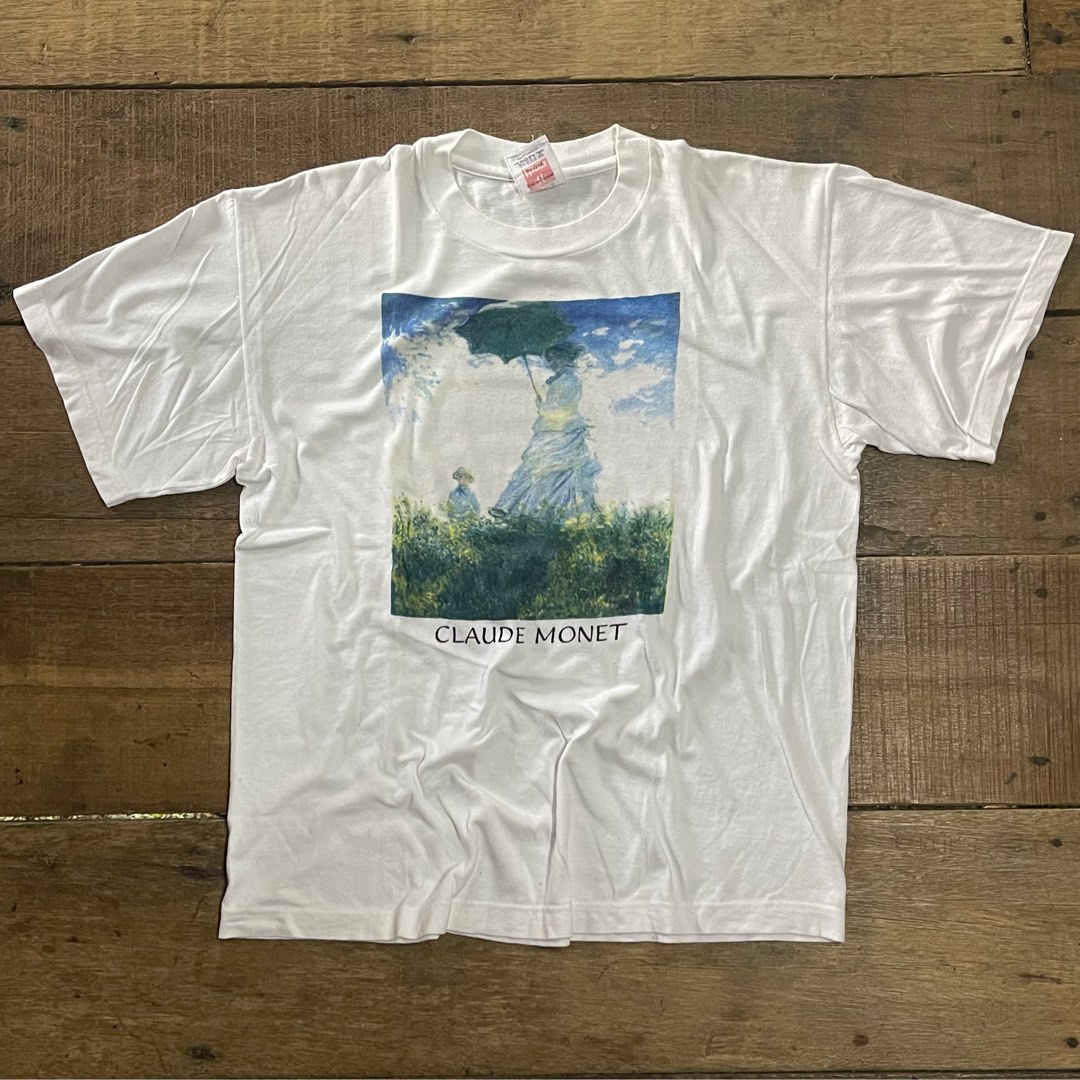 Vintage Claude Monet, Men's Fashion, Tops & Sets, Tshirts & Polo Shirts ...