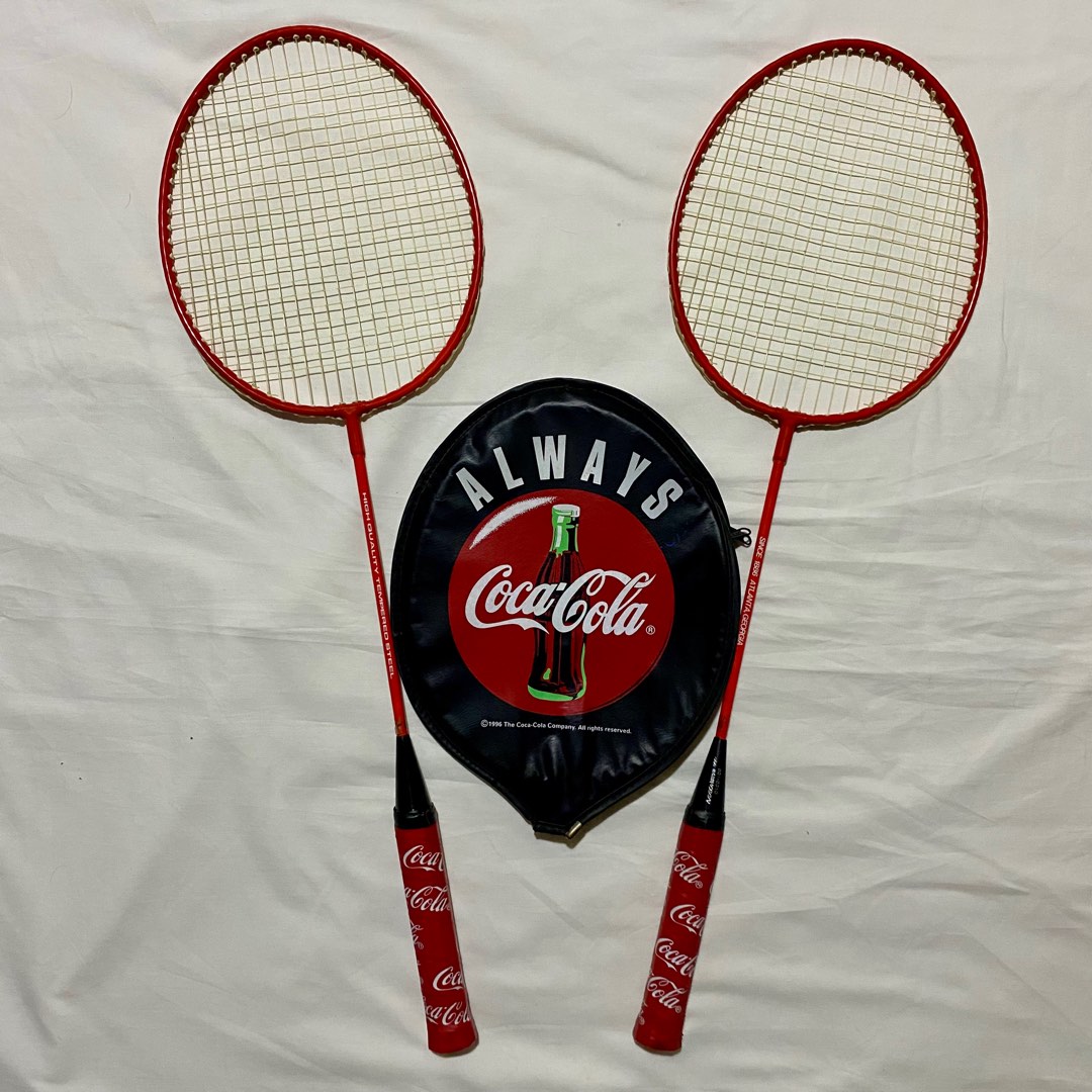 Vintage Coca-Cola (1996) Badminton Racket, Sports Equipment, Sports ...