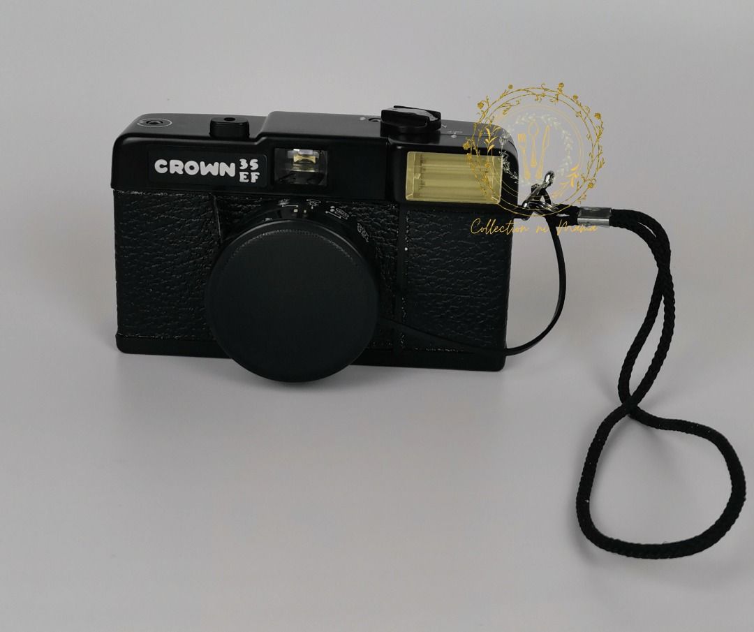Vintage Crown Camera 35EF with Built In Flash, Photography, Cameras on ...