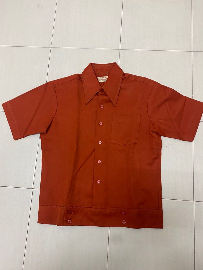 Vintage retro 70s kemeja, Men's Fashion, Tops & Sets, Formal Shirts on ...