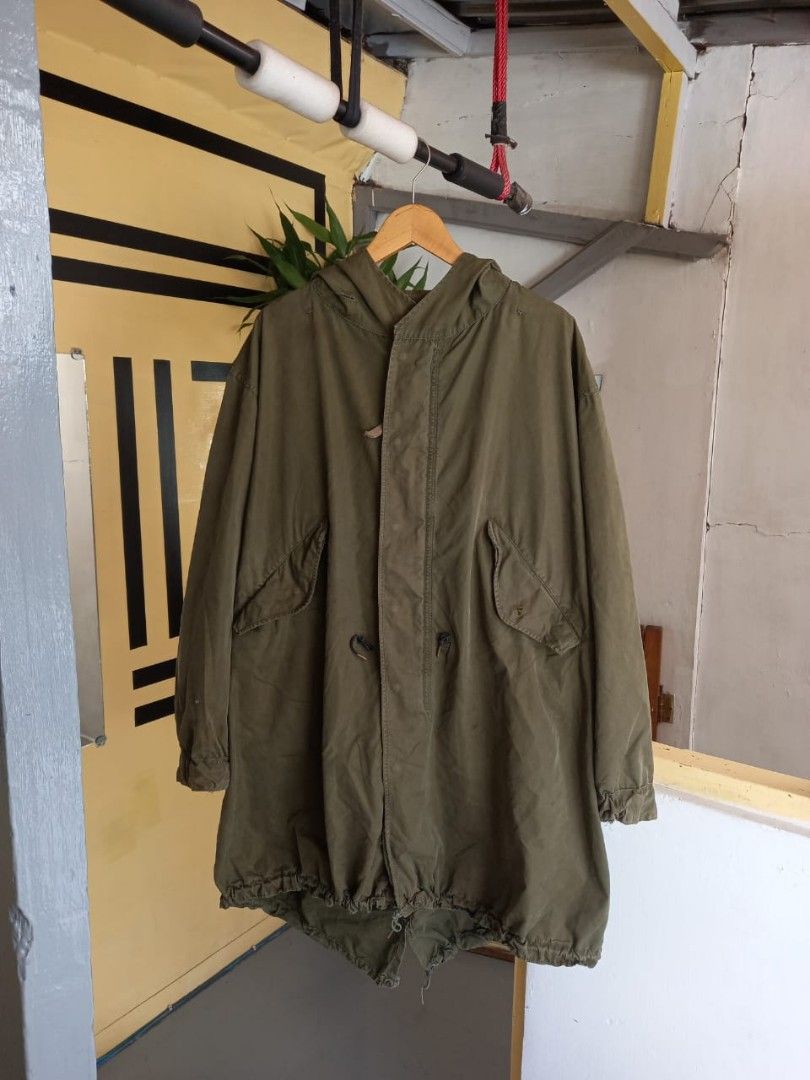 Vintage us army M-1951 Fishtail Parka Woodbury mfg co not M65 m43 Korean war Vietnam war, Fesyen ...