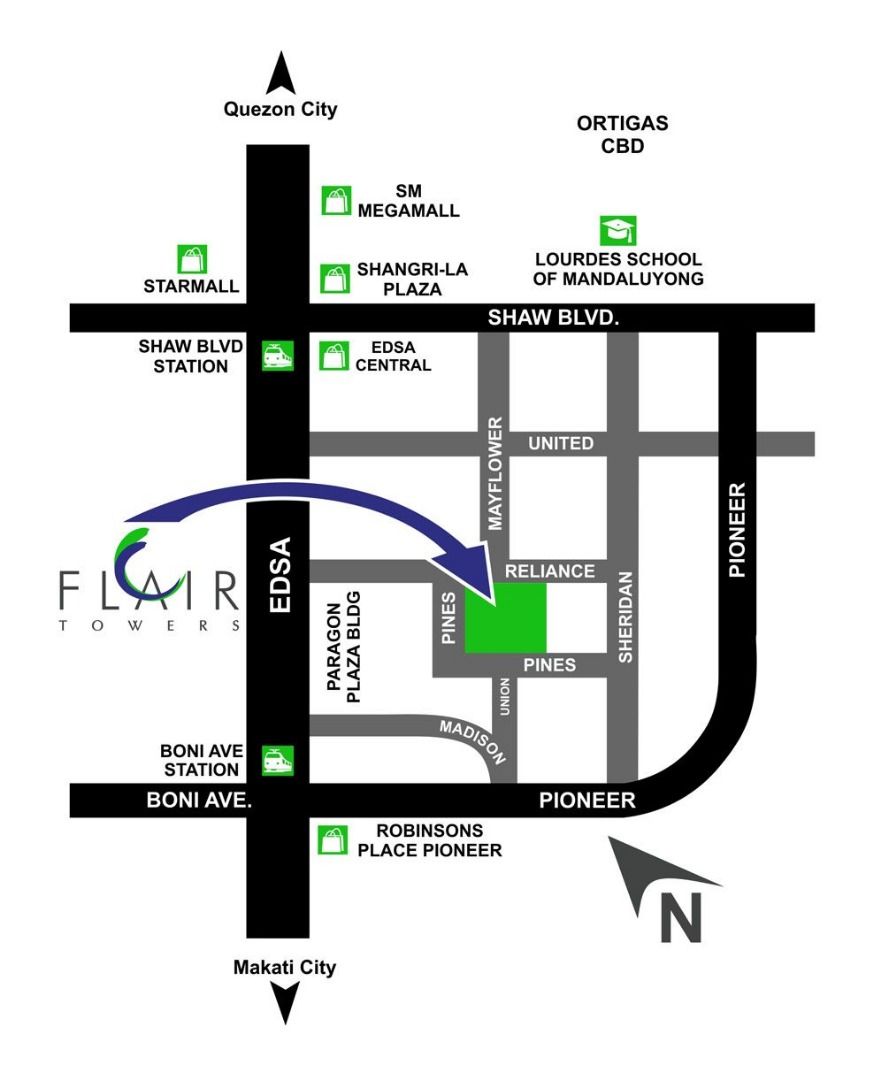DMCI Homes 2 Bedroom Condo For Sale Flair Towers Pines St. Near EDSA ...