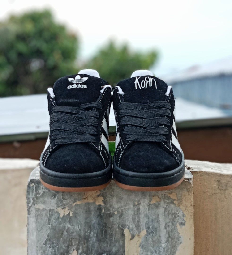 Adidas Campus 00s X Korn Black Gum, Fesyen Wanita, Sepatu di Carousell