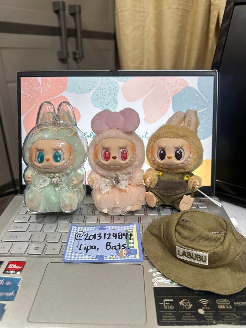 Authentic Labubu V2 - Dada, Ququ, Baba, Hobbies & Toys, Toys & Games on Carousell