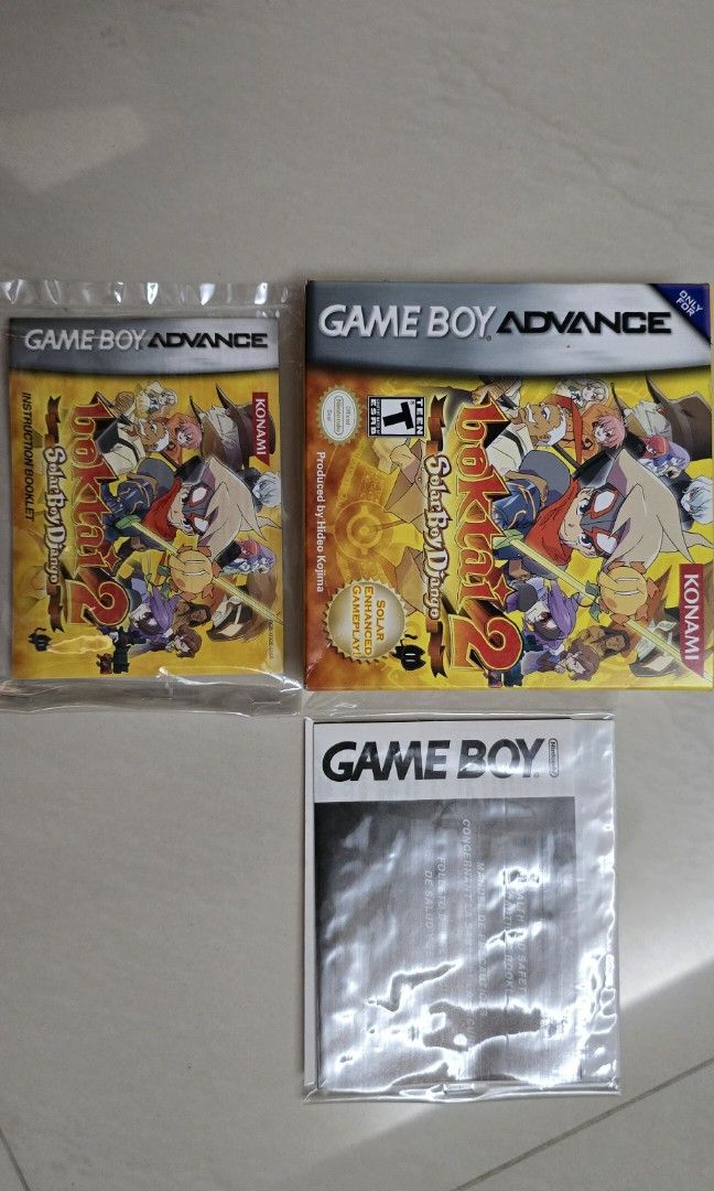 [BOX ONLY - RARE] Gameboy Advance Game 2001 Boktai 2 Solar Boy Django ...