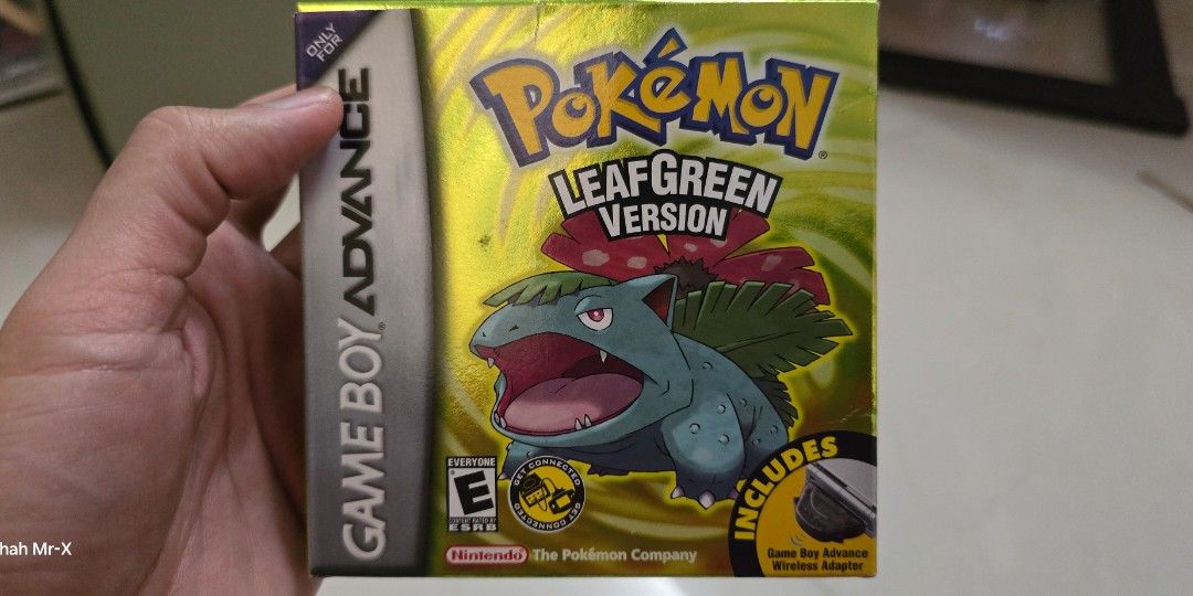 [BOX ONLY - RARE] Gameboy Advance Game 2004 Pokemon LeafGreen Version ...