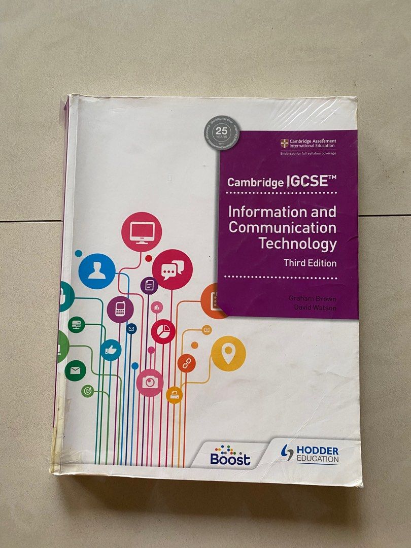 Cambridge IGCSE ICT Information and communication technology by Hodder ...