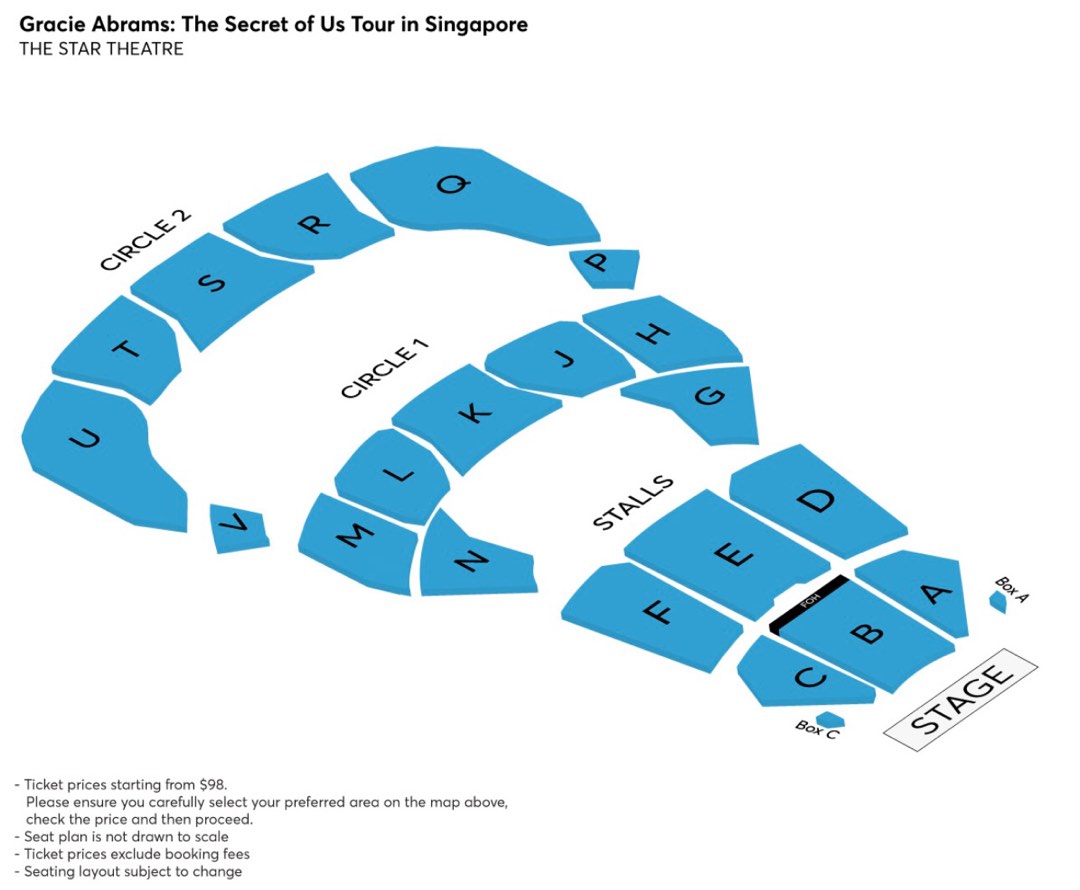 [CAT 2] Gracie Abrams: The Secret of Us Tour in Singapore, Tickets ...