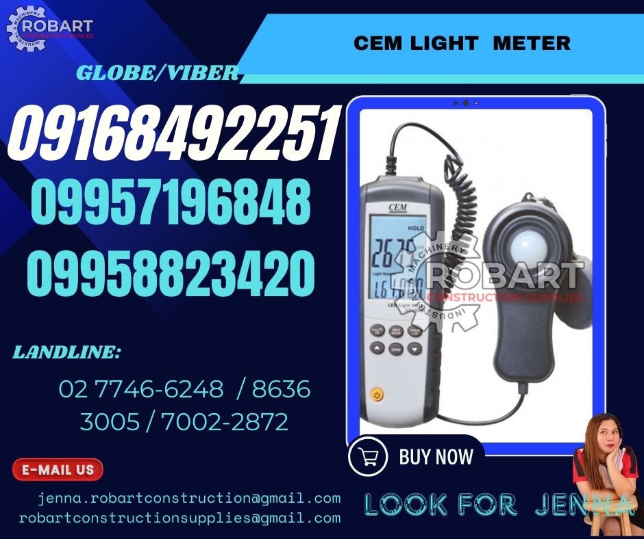 cem light meter, Commercial & Industrial, Construction Tools ...