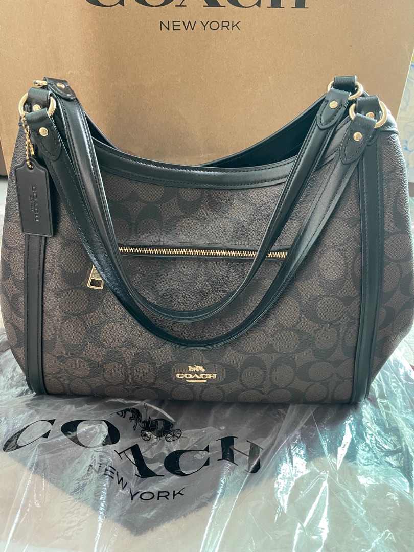 Coach Kristy Shoulder Bag in Signature Canvas, Women's Fashion, Bags & Wallets, Shoulder Bags on ...