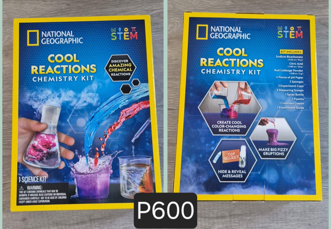 Cool Reaction STEM by National Geographic, Hobbies & Toys, Toys & Games on Carousell