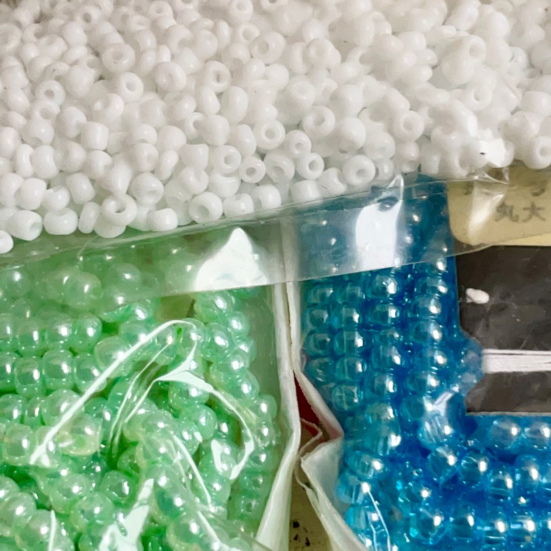 CRAFT BUNDLE SAVER 2 - Assorted Glass Seed Beads TRIMITS by IMPEX Wembley London England MIYUKI ...