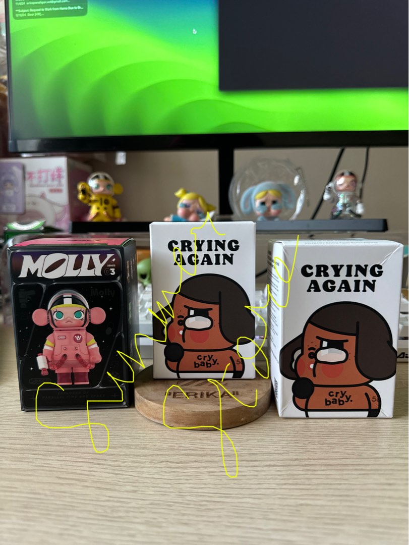 Crybaby Crying Again Series Figurine, Hobbies & Toys, Toys & Games on ...