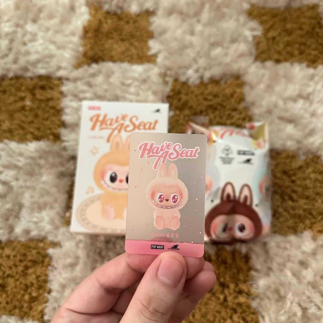 Dada - Have A Seat v2 Labubu, Hobbies & Toys, Toys & Games on Carousell