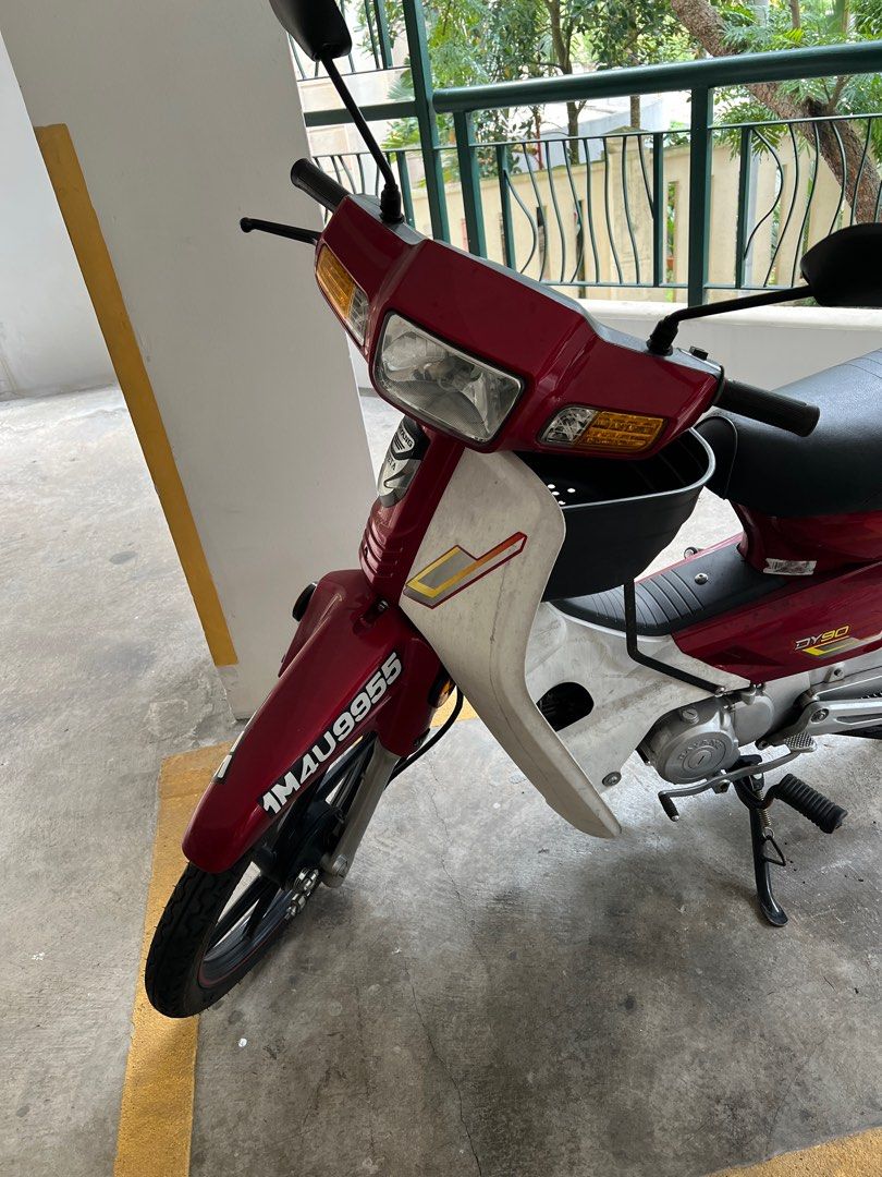 Dayang Dayang with nice number plate, Motorbikes on Carousell