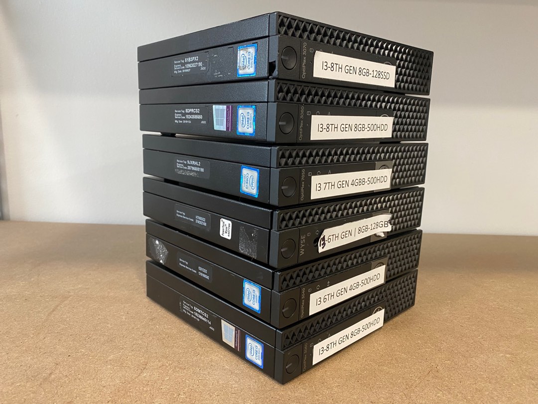 Dell Micro PC i3 6th 7th 8th Gen 8GB RAM 500GB HDD 128GB SSD Mini PC ...