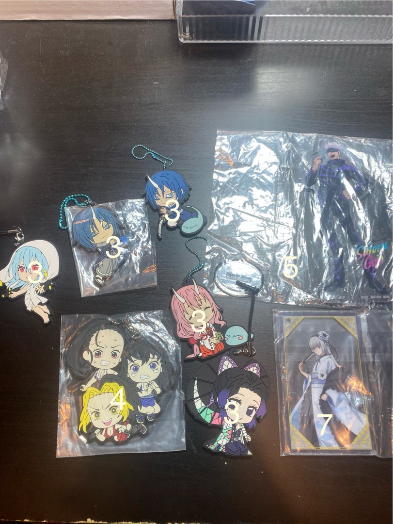 Demon Slayer Slime Keychain Gojo Acrylic, Hobbies & Toys, Collectibles ...