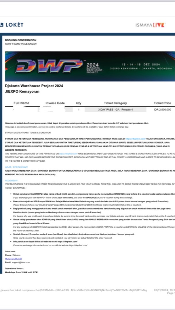 Dwp ticket 2024, Tickets & Vouchers, Event Tickets on Carousell