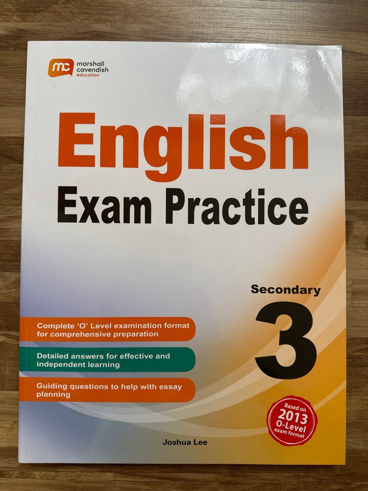 English Exam Practice Secondary 3 based on o level format, Hobbies ...