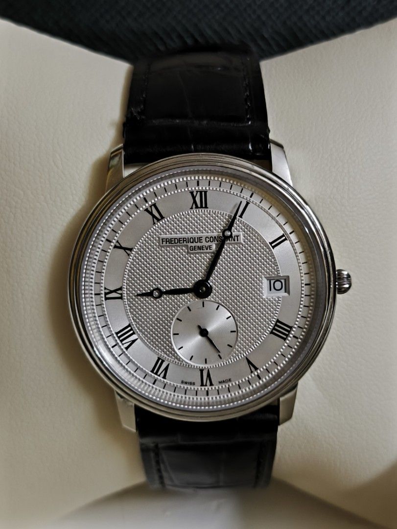 FREDERIQUE CONSTANT SlimLine Gents 1549385 FULL SET Watch, Men's ...