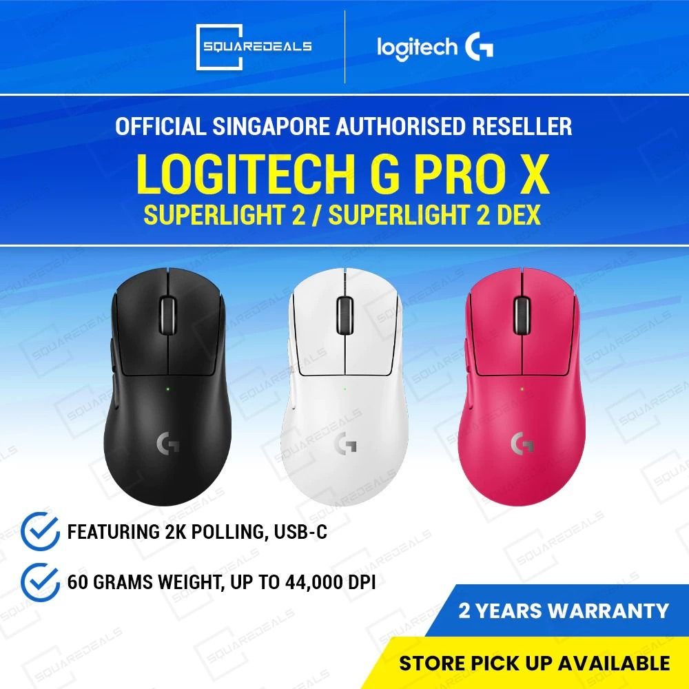 Logitech G PRO X Superlight 2 / Superlight 2 DEX LIGHTSPEED Wireless ...